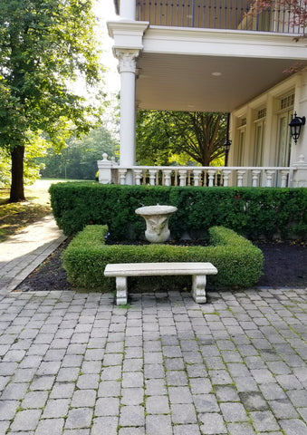 Campania Traditional Straight Bench - Marquis Gardens – Marquis Water ...
