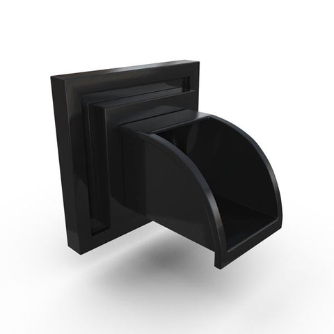Mantova Black Wall Scupper - Marquis Gardens – Marquis Water Gardens
