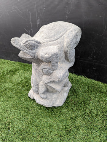 Dual Frog Natural Stone Statue – Marquis Water Gardens