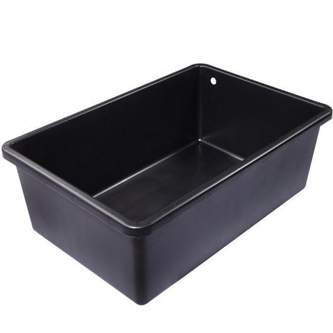 Laguna Rectangular Heavy Duty Black Plastic Basins - Marquis Gardens ...