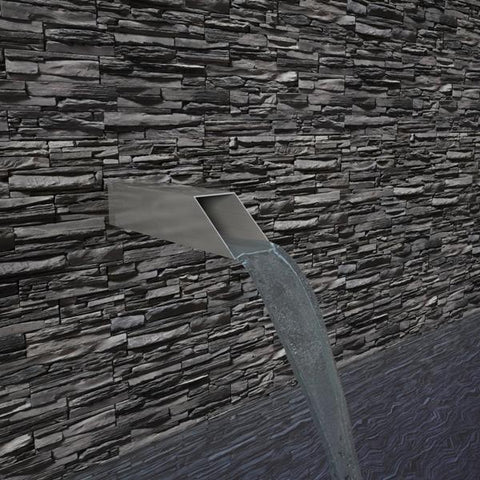 Stainless Steel Square Wall Scupper - Marquis Gardens – Marquis Water ...
